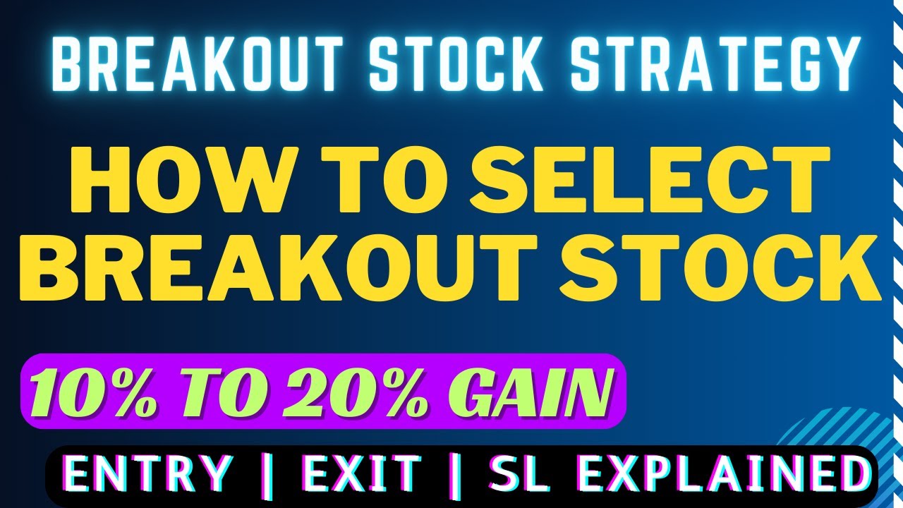 Breakout Stock Strategy | How to Idendify Breakout Stock | Swing ...