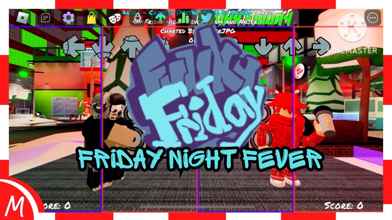 [Anjer - Crossed] FNF Friday Night Fever Mod | Roblox Funky Friday ...