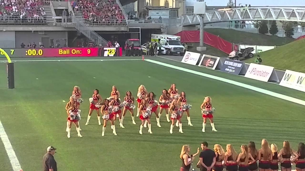 Ottawa Redblacks Dance Team 2015-Bring Down The House - YouTube