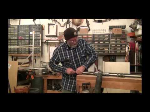 Arrow shaft making machine part 3 - YouTube