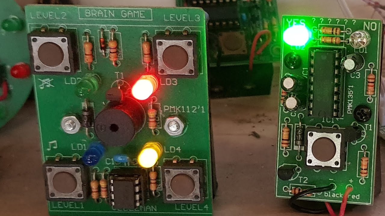 VELLEMAN MK112 BRAIN GAME KIT - DOWN THE SHED - YouTube