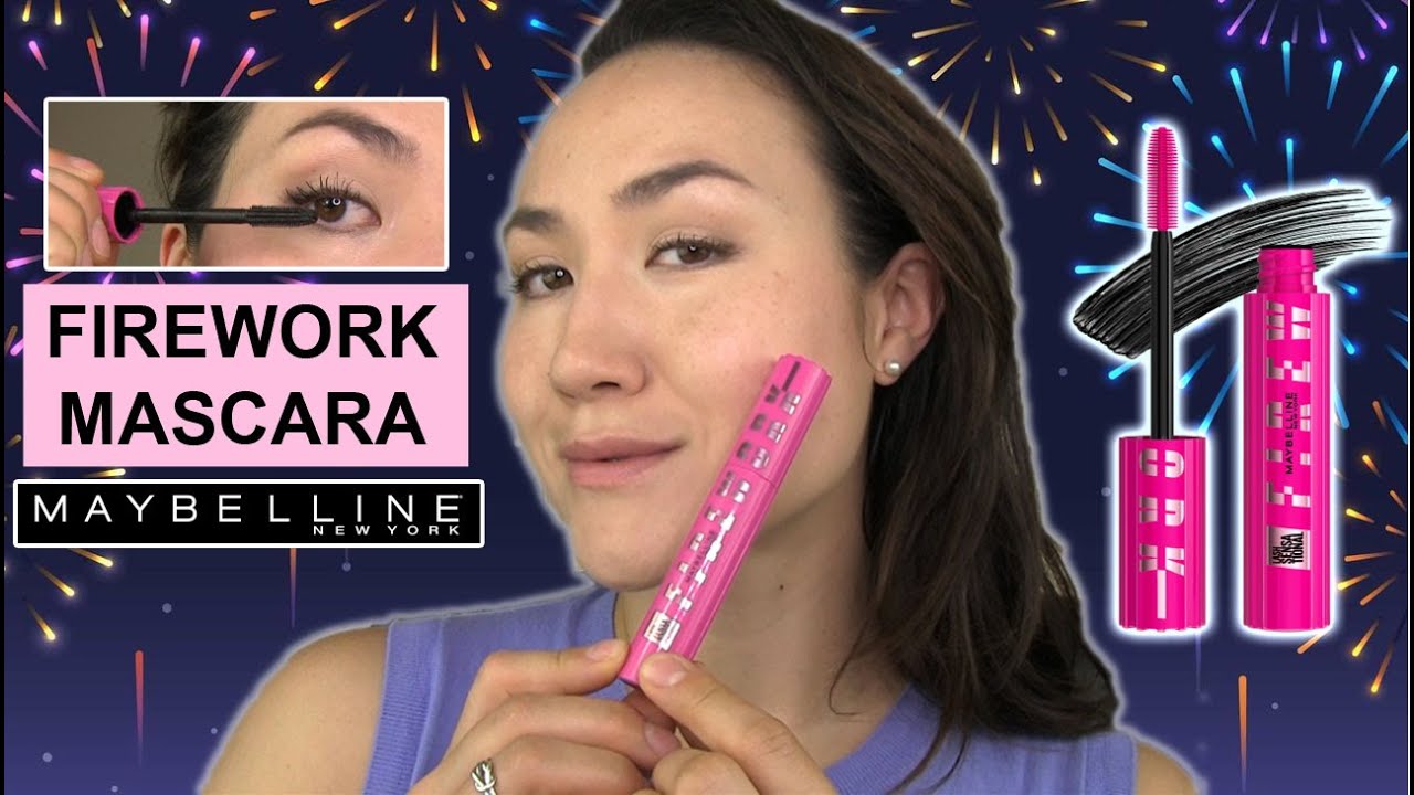 Maybelline FIREWORK Mascara // Review & Wear Test - YouTube