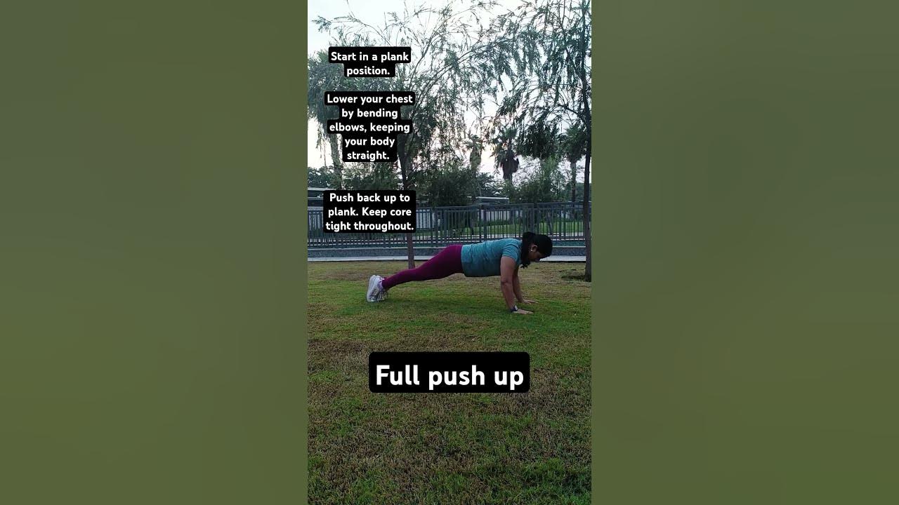 Full push ups ll final step to full push up. - YouTube