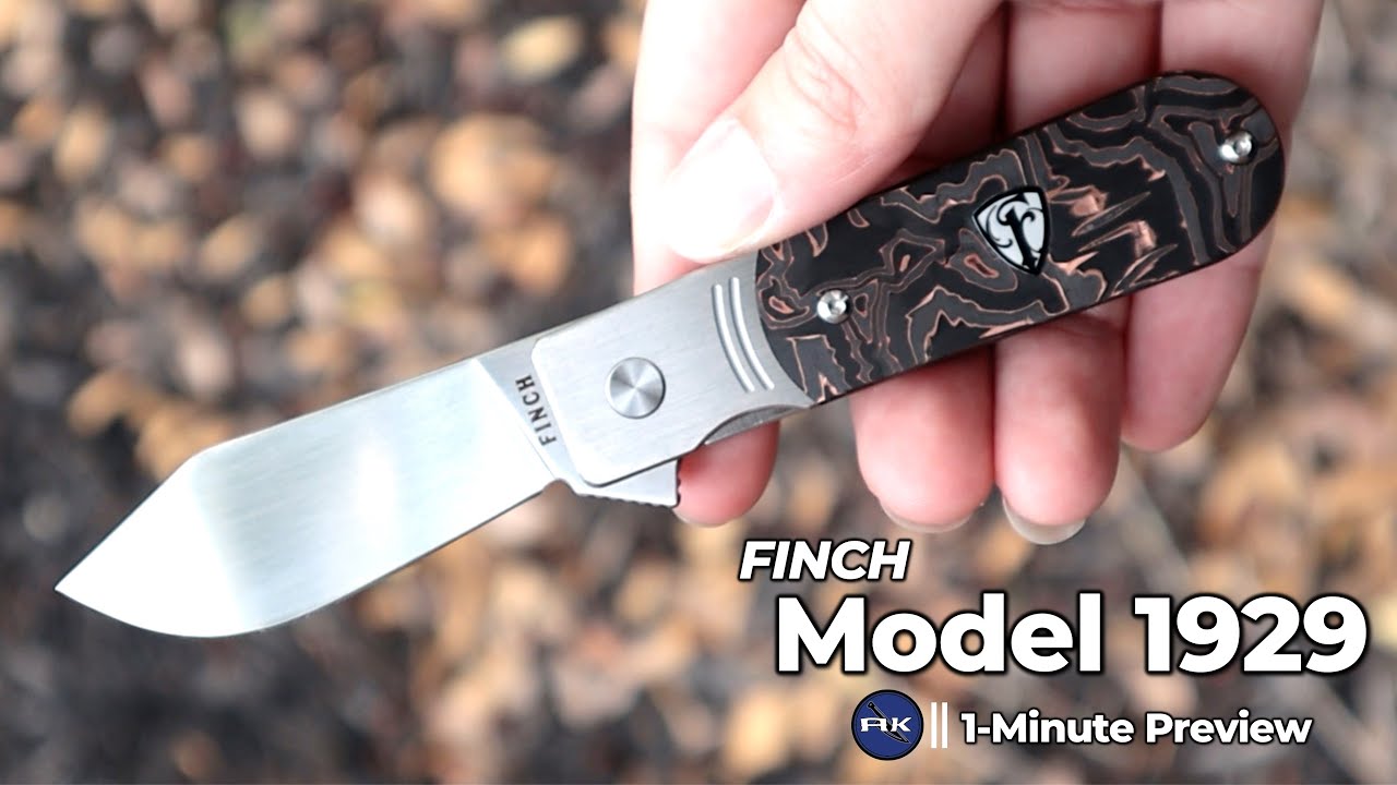 Finch Model 1929 Pocket Knife | 1 Minute Preview | Atlantic Knife - YouTube