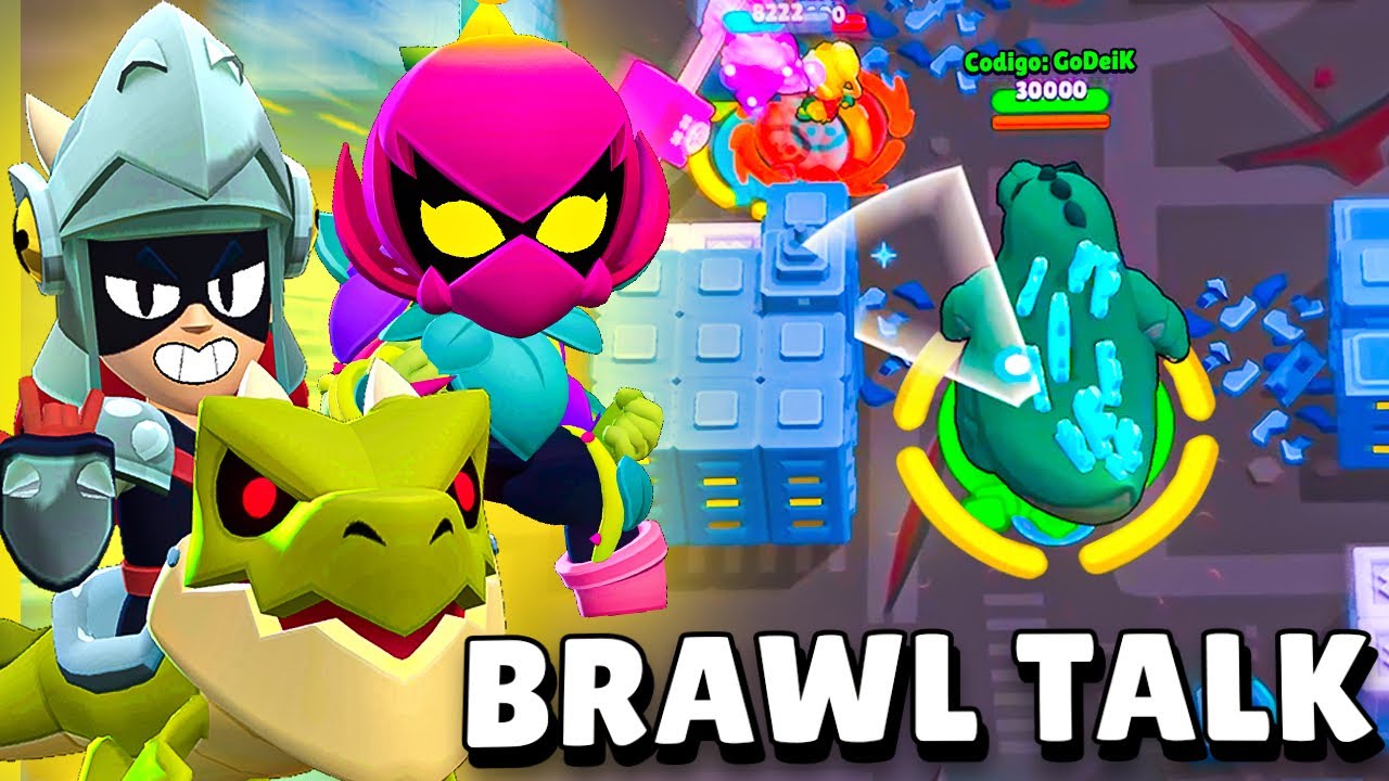 BRAWL TALK con *2 NUEVOS BRAWLERS* GODZILLA Y MUTACIONES en BRAWL STARS ...