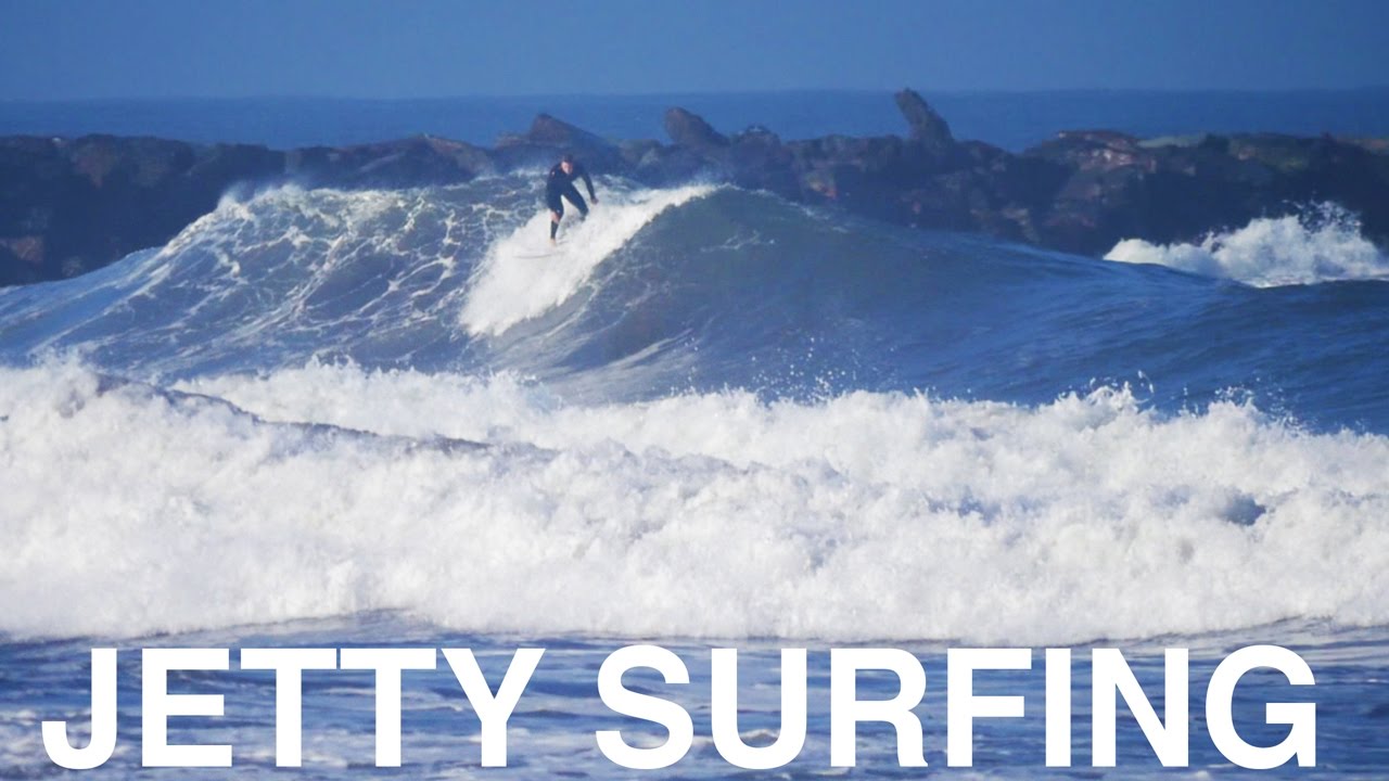 [raw footage] JETTY SURFING - March 28th 2017 - YouTube