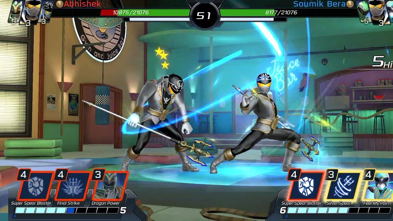 Power Rangers Legacy Wars । Megaforce Silver Ranger V/S Super Mega ...