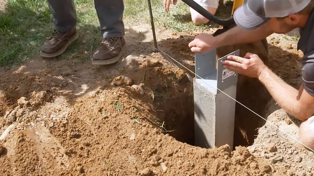Simple And Repeatable - Precast Deck Posts - YouTube