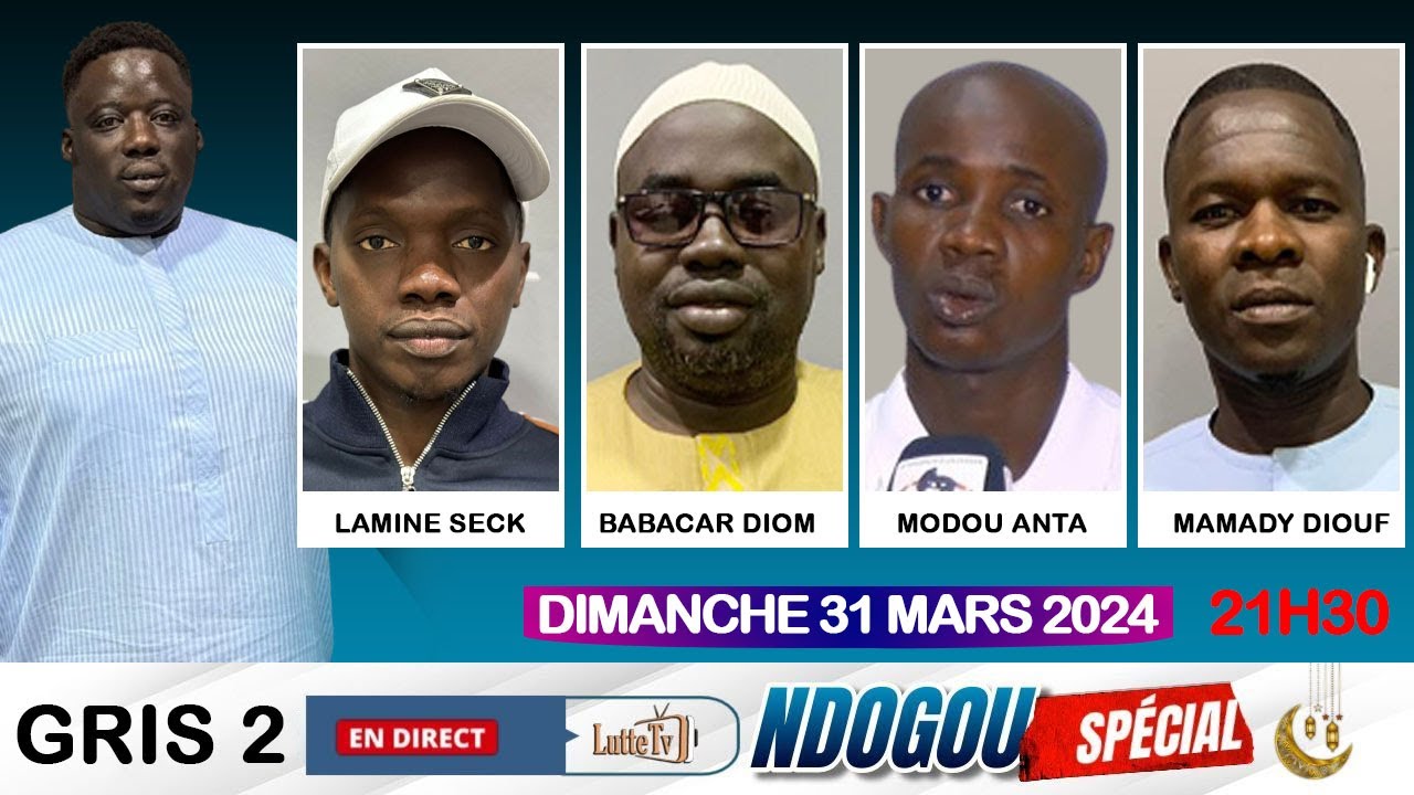 🛑Direct - Ndogou Spécial avec Gris 2, Modou Anta, Babacar Diom, Mamady ...