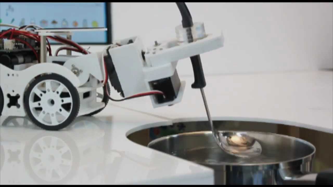 Cooky: A Cooperative Cooking Robot System - ACM SIGGRAPH ASIA 2011 Emerging Technologies - YouTube
