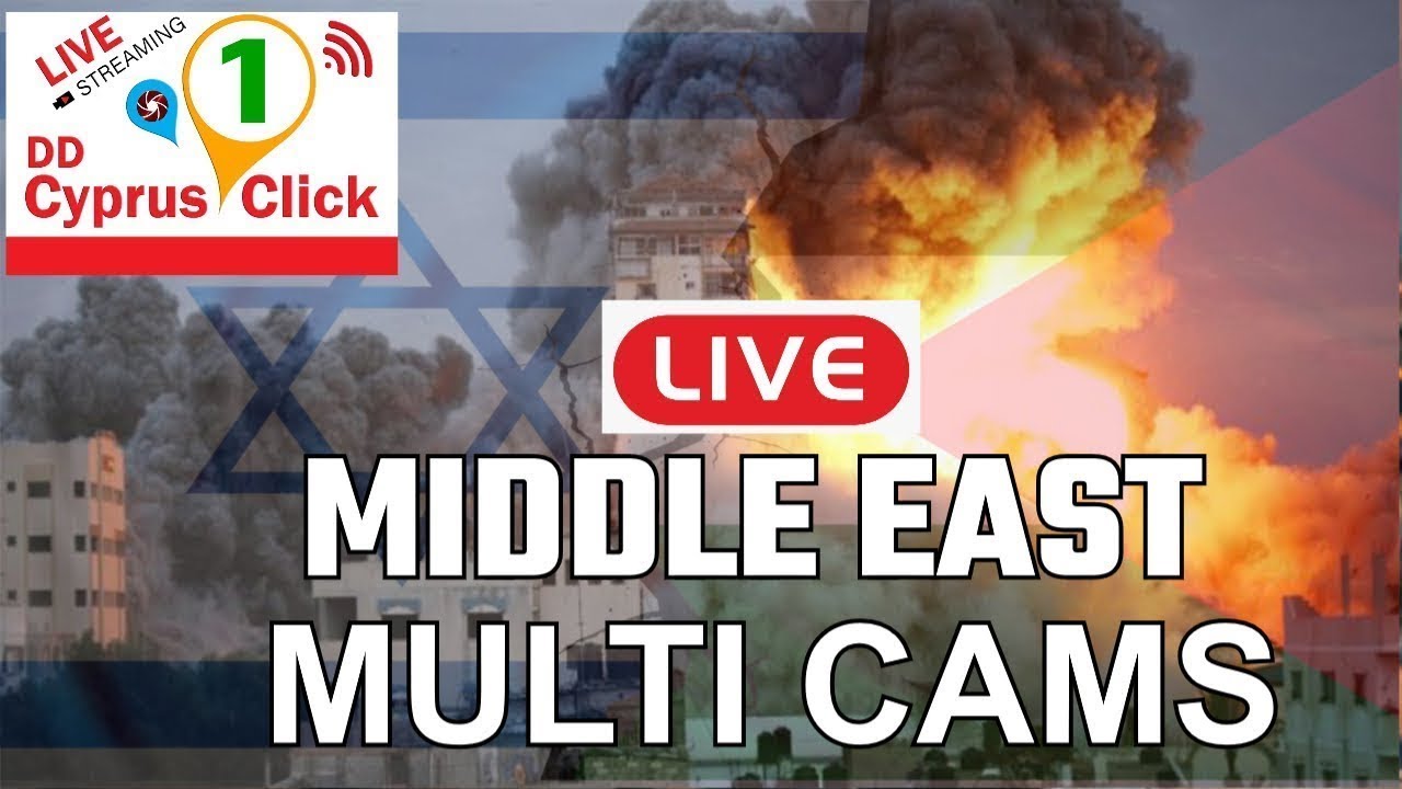 LIVE: ISRAEL GAZA IRAN| Middle east LIVE multi-cameras | Licensed Live ...
