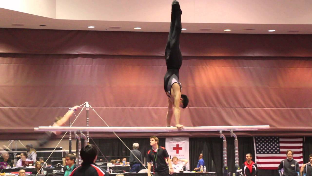 Men's Region 1 Gymnastics Championships 2016: Spencer Wong, Parallel ...