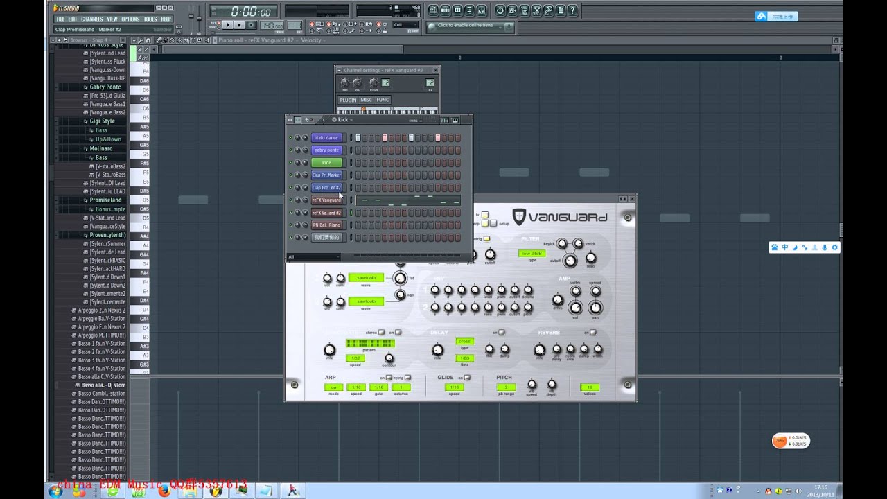 how to make italo dance fruit loop studio 11.0 Tutorials FLP - YouTube