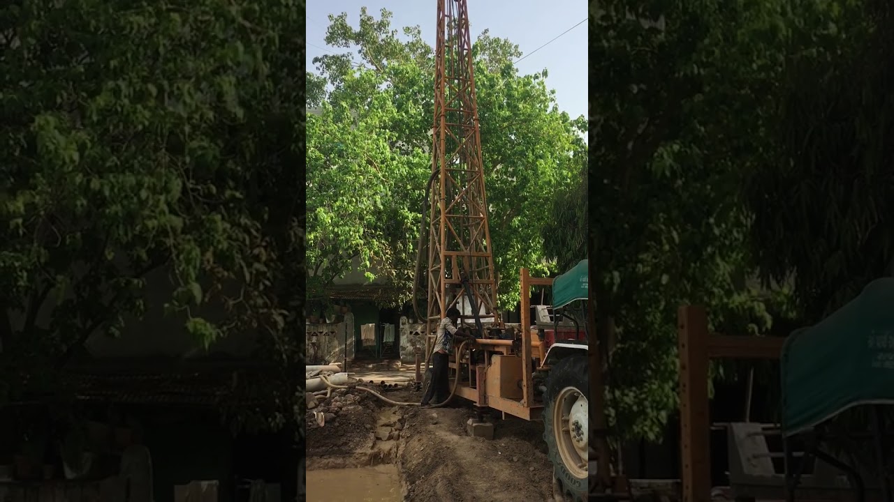 Borewell making process - YouTube
