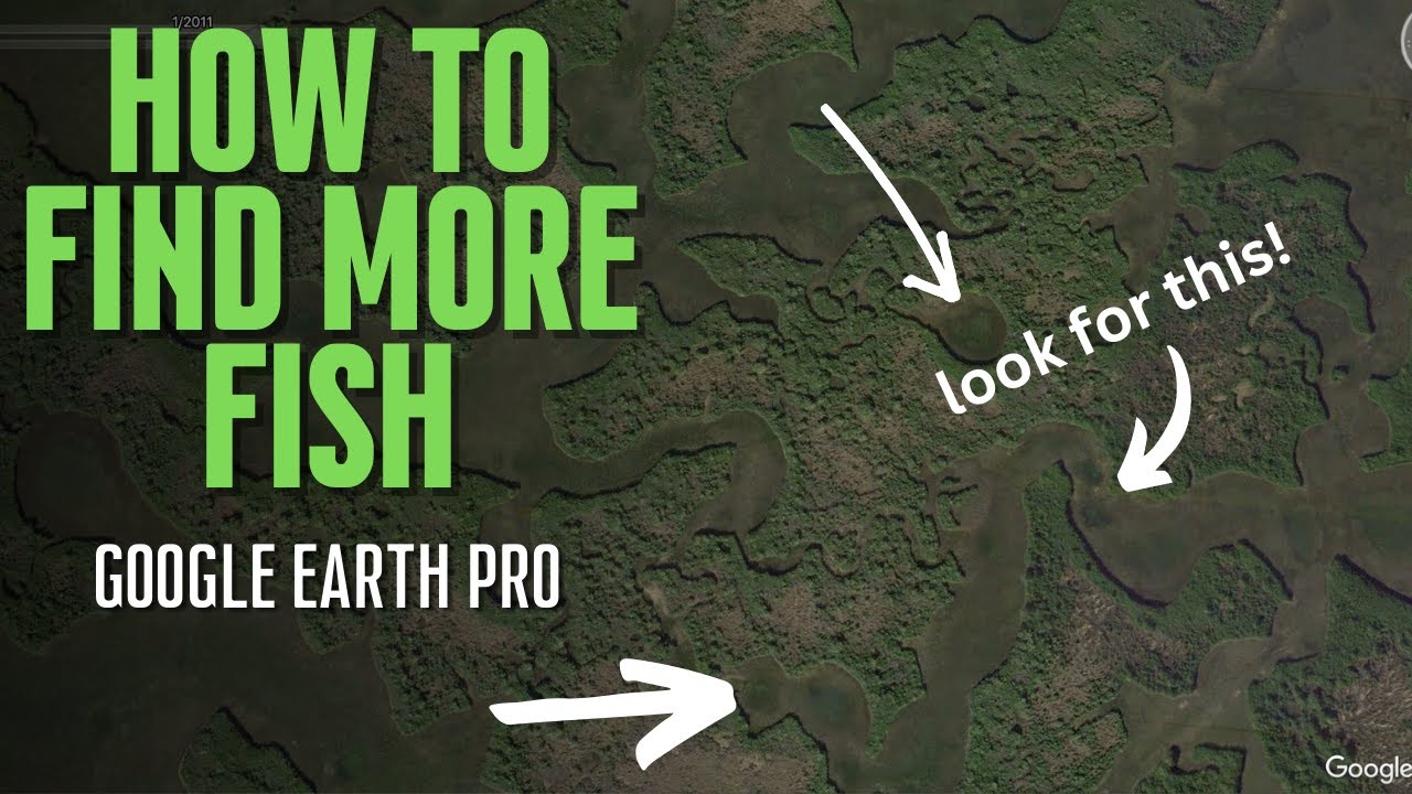 How to use google earth to catch more fish! - YouTube