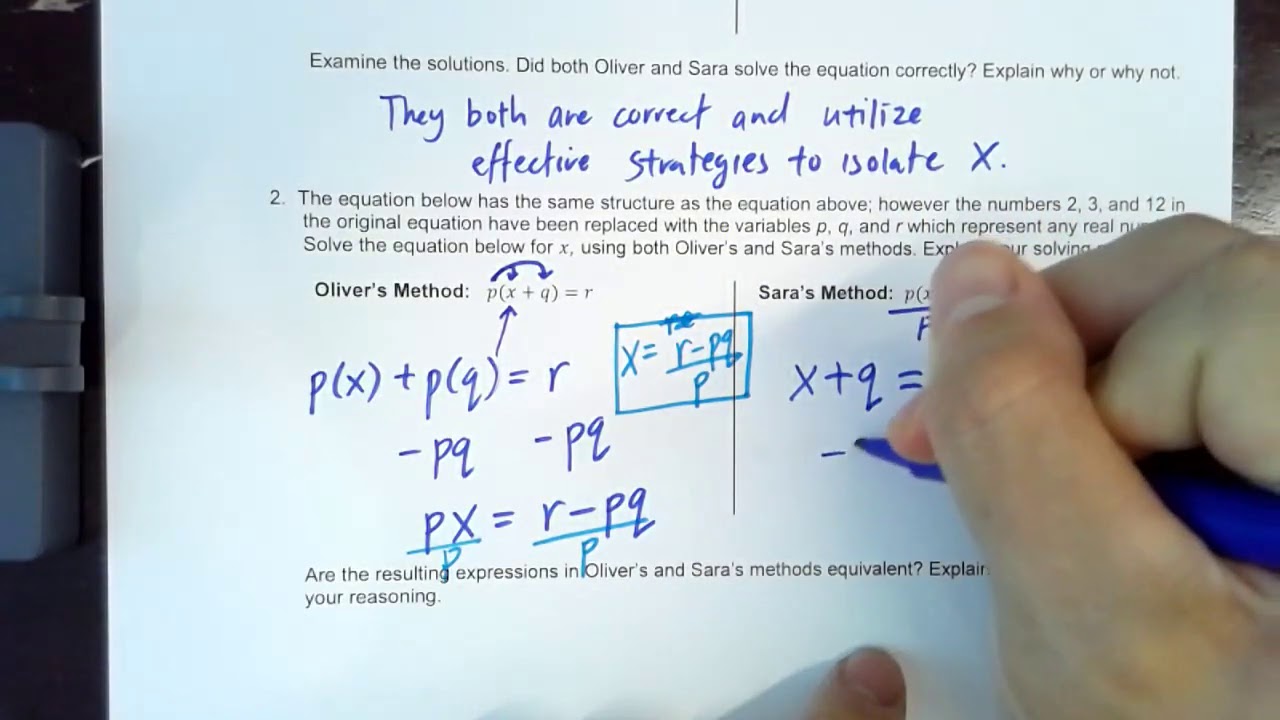 Math BH: 1.1G Lesson - YouTube