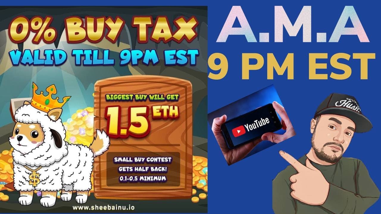 SHEEBA INU A.M.A INFORMATION #1000XGEM #100XGEMs - YouTube