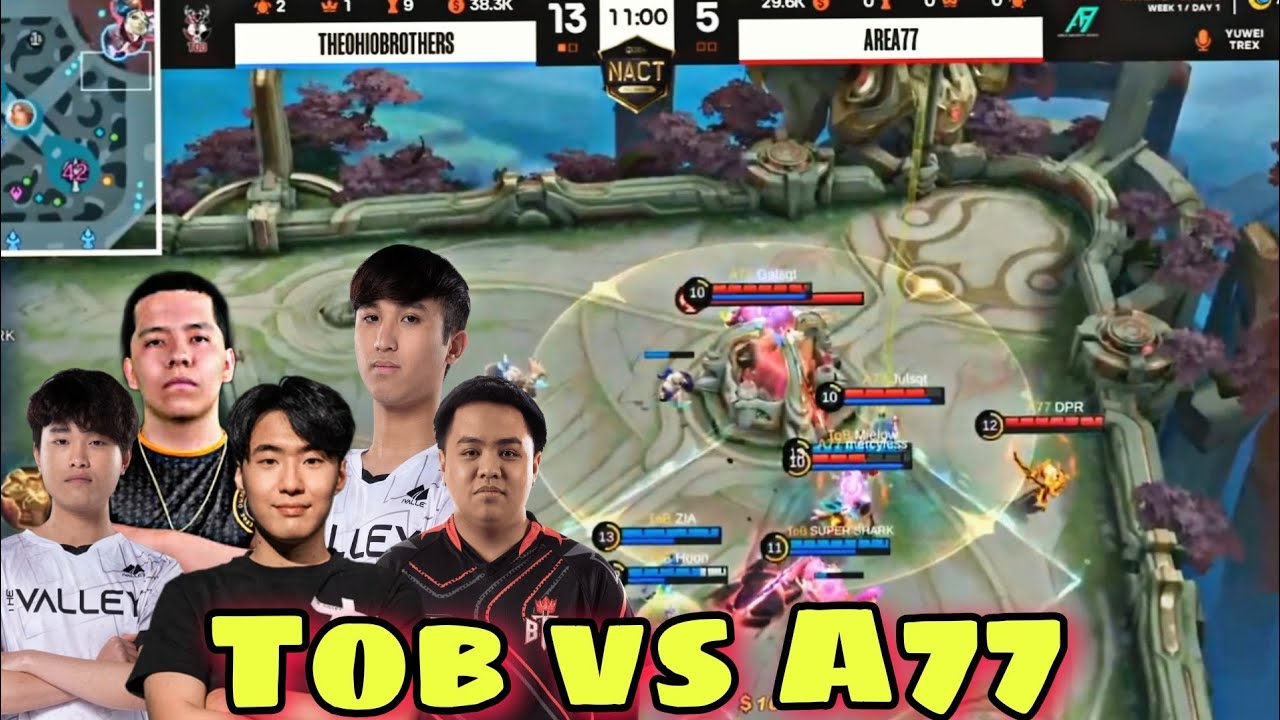 TOB VS A77 | 2023 NACT Fall Regular Season Stage 1 Day 1 - YouTube