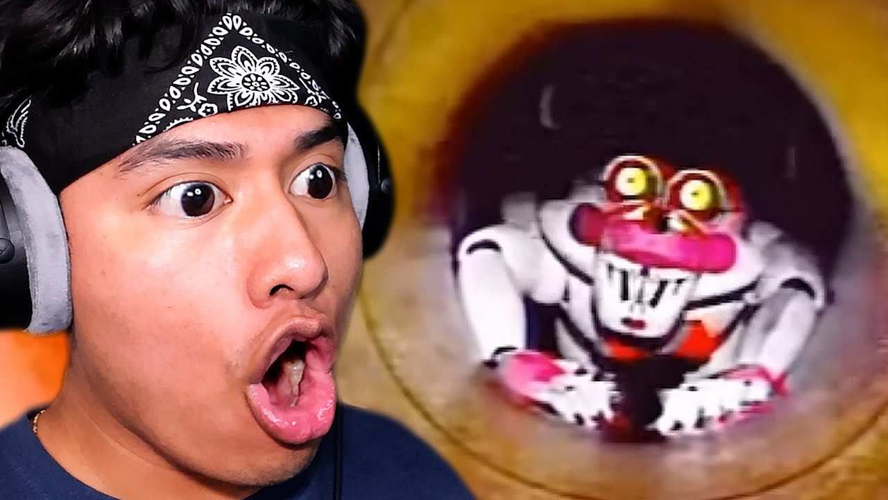 FUNTIME FOXY PLAYS HIDE 'N SEEK WITH A LITTLE GIRL!!! | FNAF VHS Tunnel ...