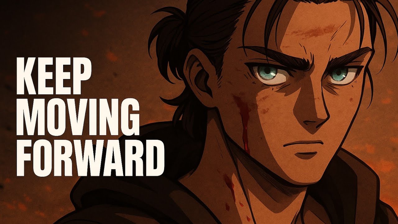 KEEP MOVING FORWARD! Be Strong Like Eren Yeager - YouTube