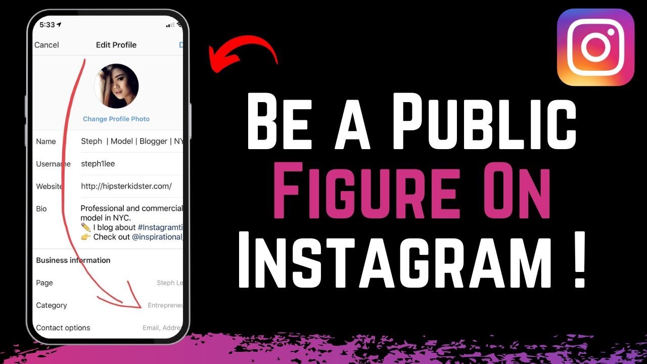How To Be A Public Figure On Instagram ! - YouTube