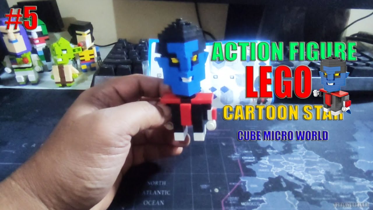 #5 Unboxing Action Figure LEGO Cartoon Star Cube Micro World ...
