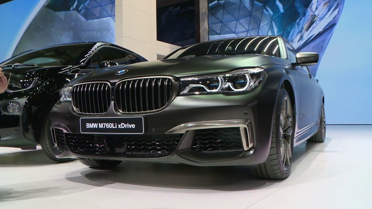 2016 Geneva Motor Show Live - BMW M760 Li xDrive - YouTube