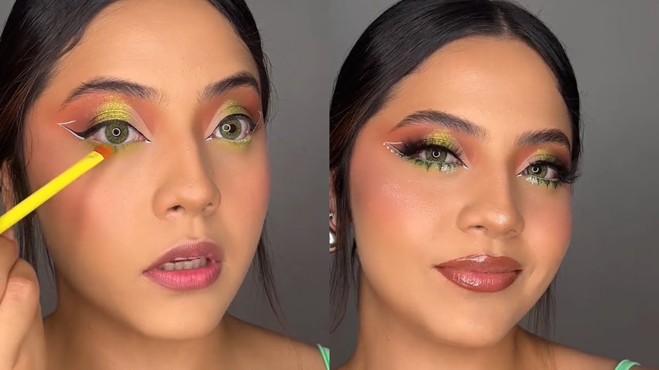 Makeup paso a paso💚🫰🏻 #grwm #grwmmakeup #grwmroutine #makeup # ...