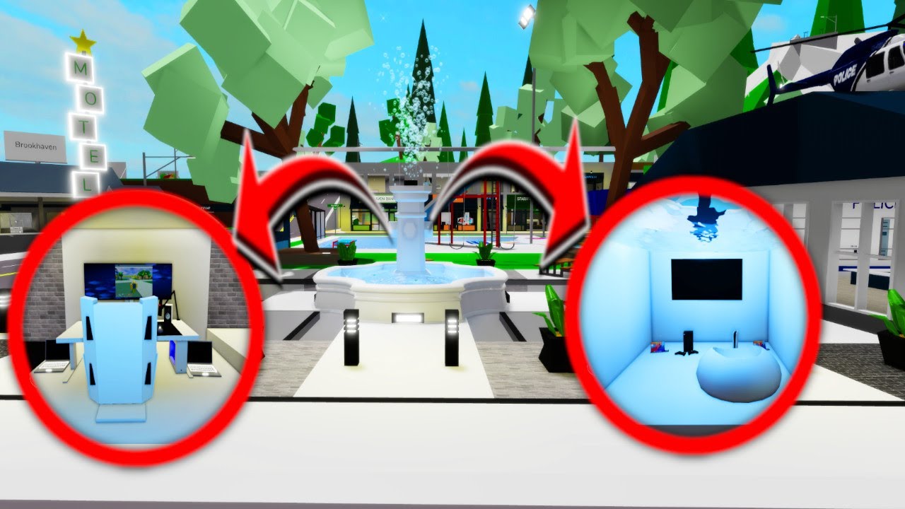 SECRET GAMING ROOM At Spawn In Brookhaven RP - YouTube