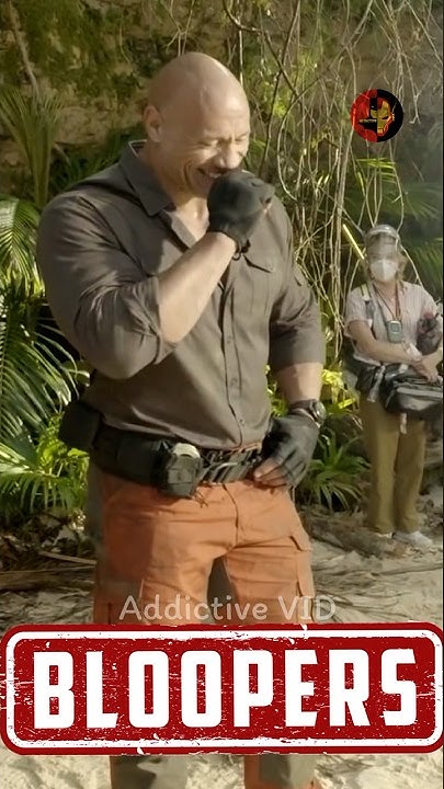 Funny Bloopers The rock and Ryan Reynolds - YouTube