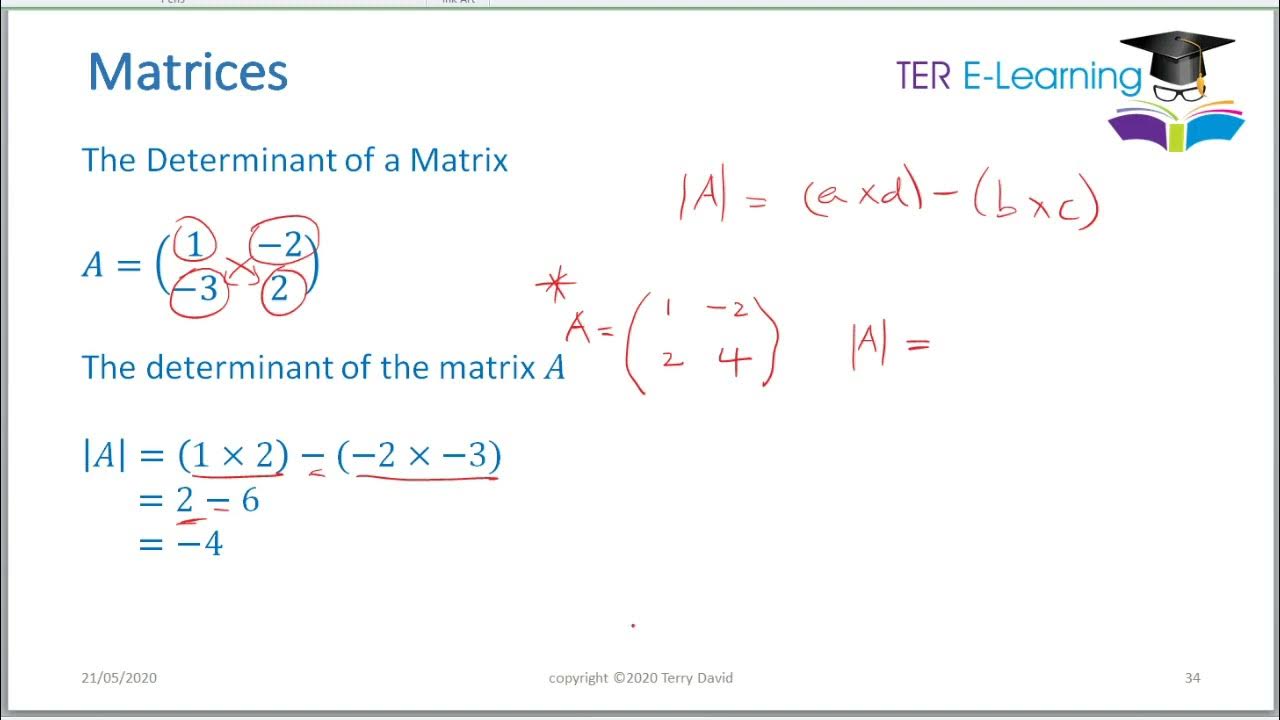 CSEC Maths - Matrices (singular, non singular, simultaneous equations ...