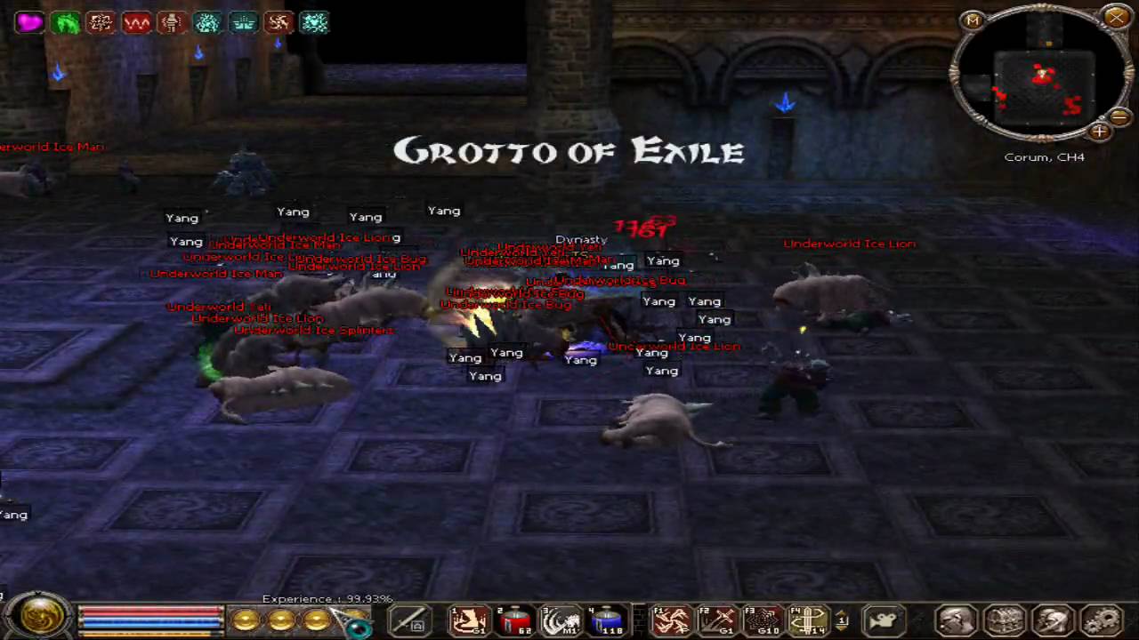 Metin2 UK TS getting 88lvl in grotto of exile - YouTube