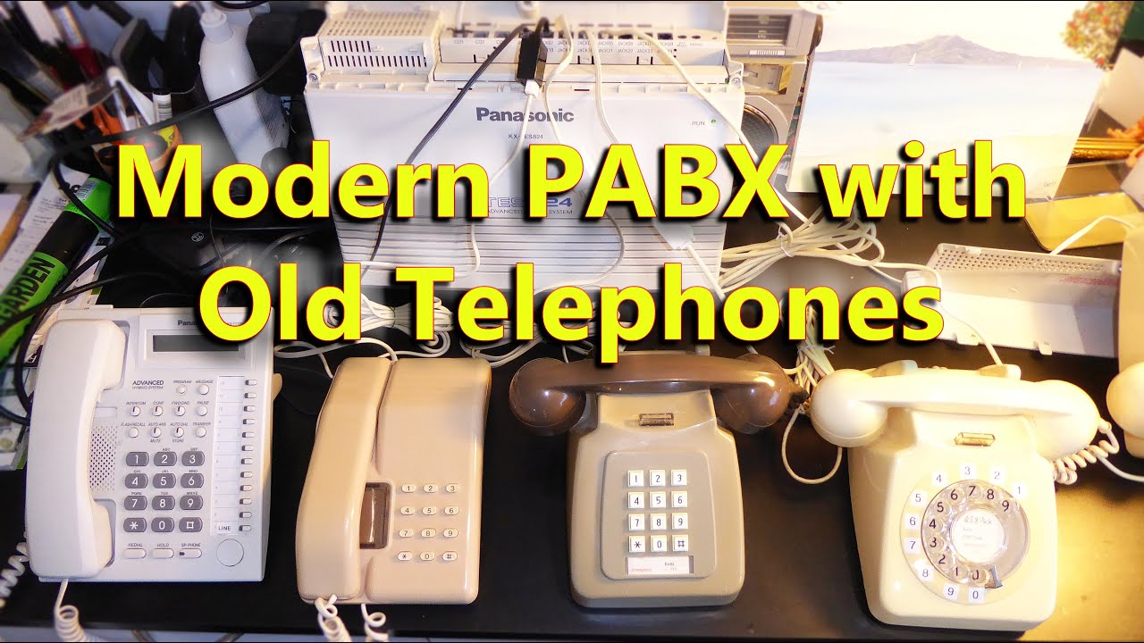 PABX working with older phones - YouTube
