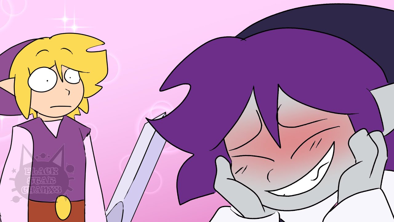 Shadow Link and Vio Zelda Four Swords animation - YouTube