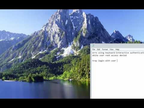 Putty Using keyboard interactive authentication - YouTube