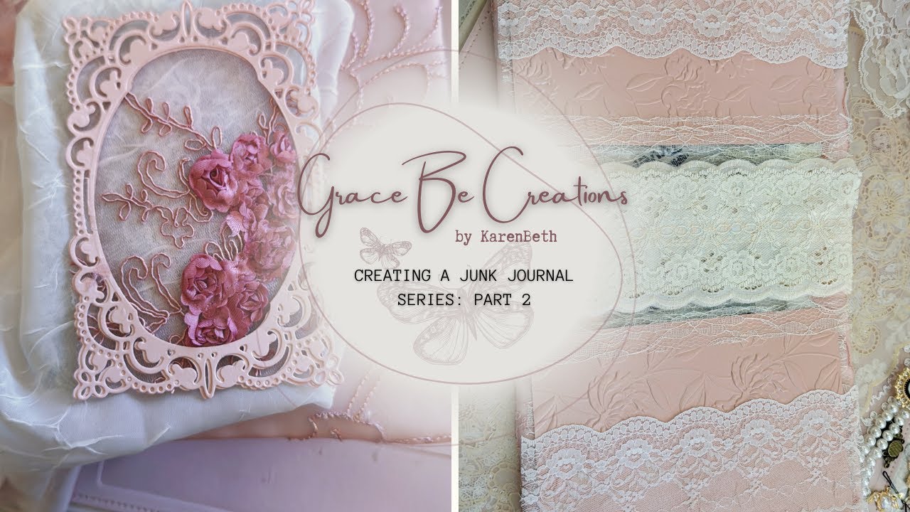CREATING A JUNK JOURNAL SERIES: PART 2 - INSIDE OVER & TOPPER! - YouTube