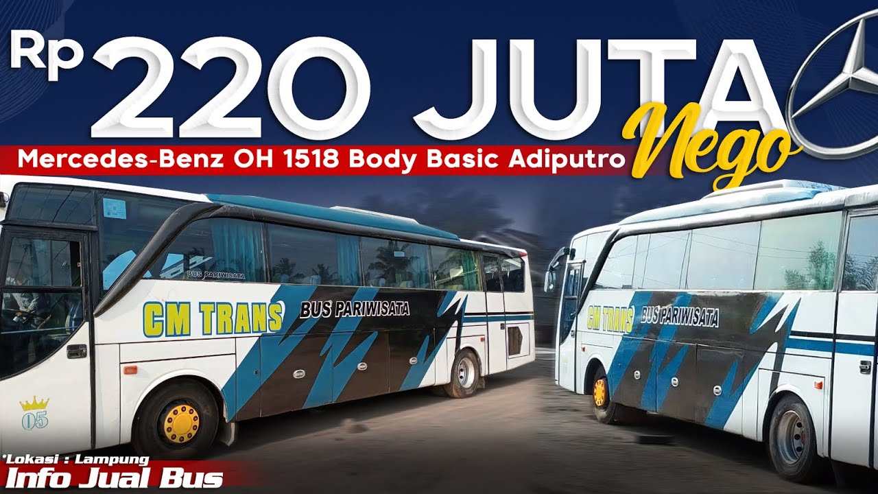 Dijual Murah Saja! 220 Juta Nego Big Bus Mercy 1518 Jetbus 2 Setra ...