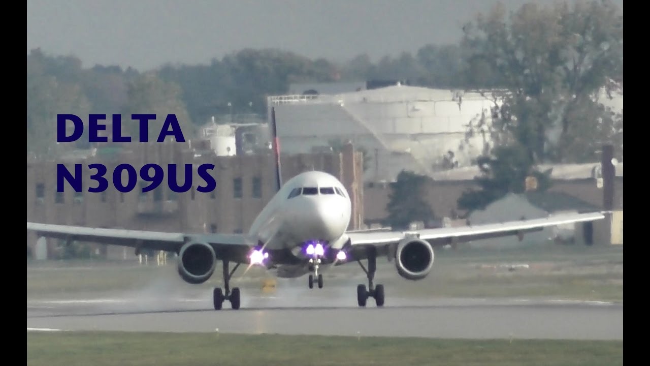 Airbus A320-211 Landing DTW RW21R - Delta Flight DL1737 [N309US] - DTW ...