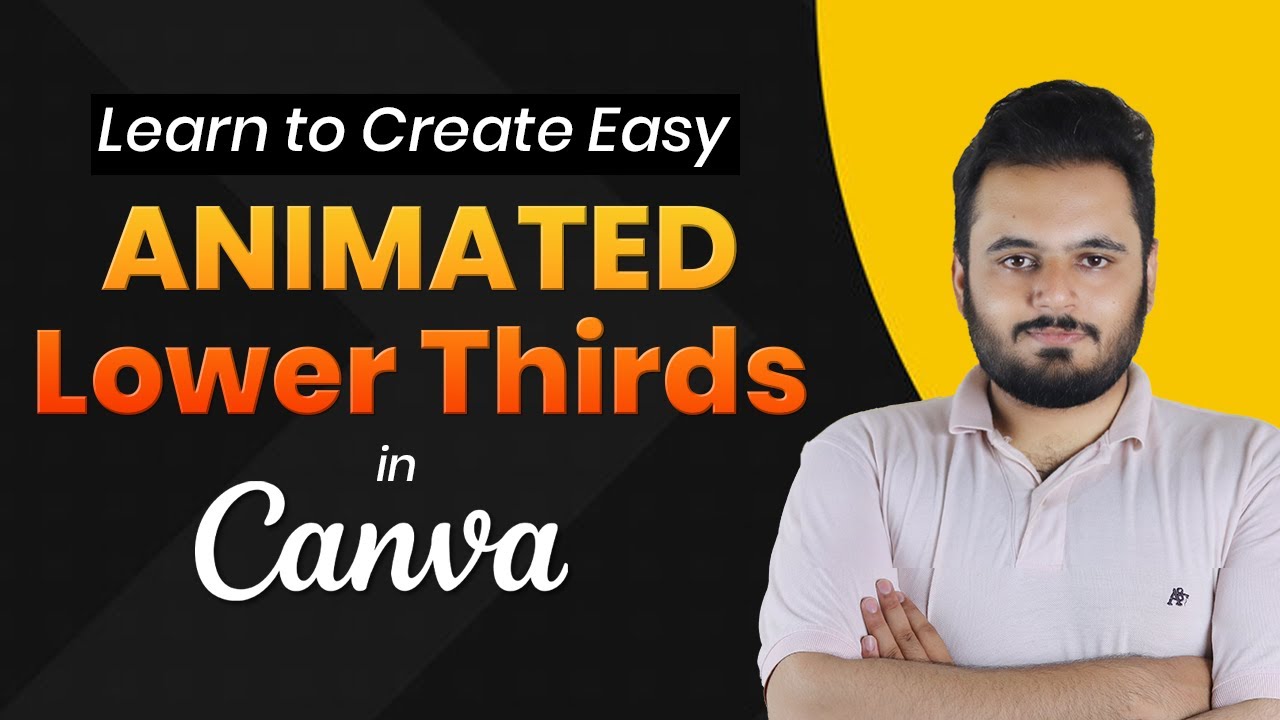 Easy Animated Lower Thirds For Videos in Canva [Urdu/Hindi] Tutorial ...