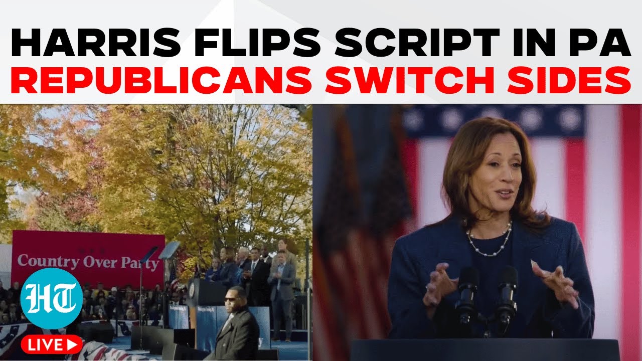 LIVE | Harris Speaks in PA, Targets Trump on Democracy | Republicans ...