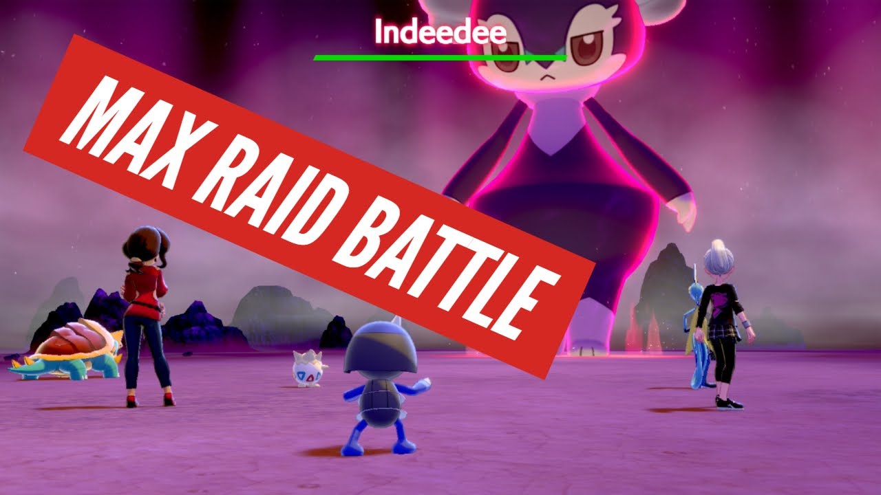Max Raid Battle #4 Dynamax Indeedee F/M - YouTube