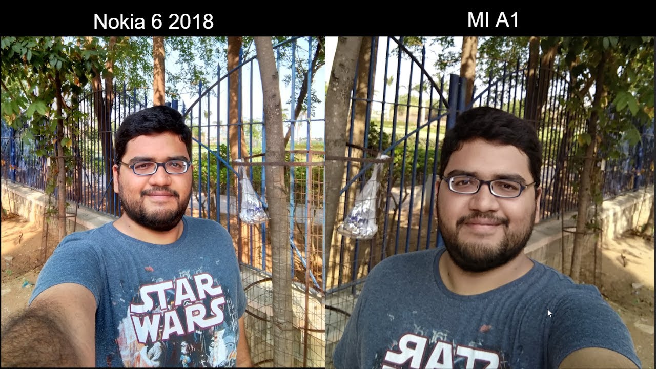 Nokia 6 2018 vs Mi A1 Camera Comparison - YouTube