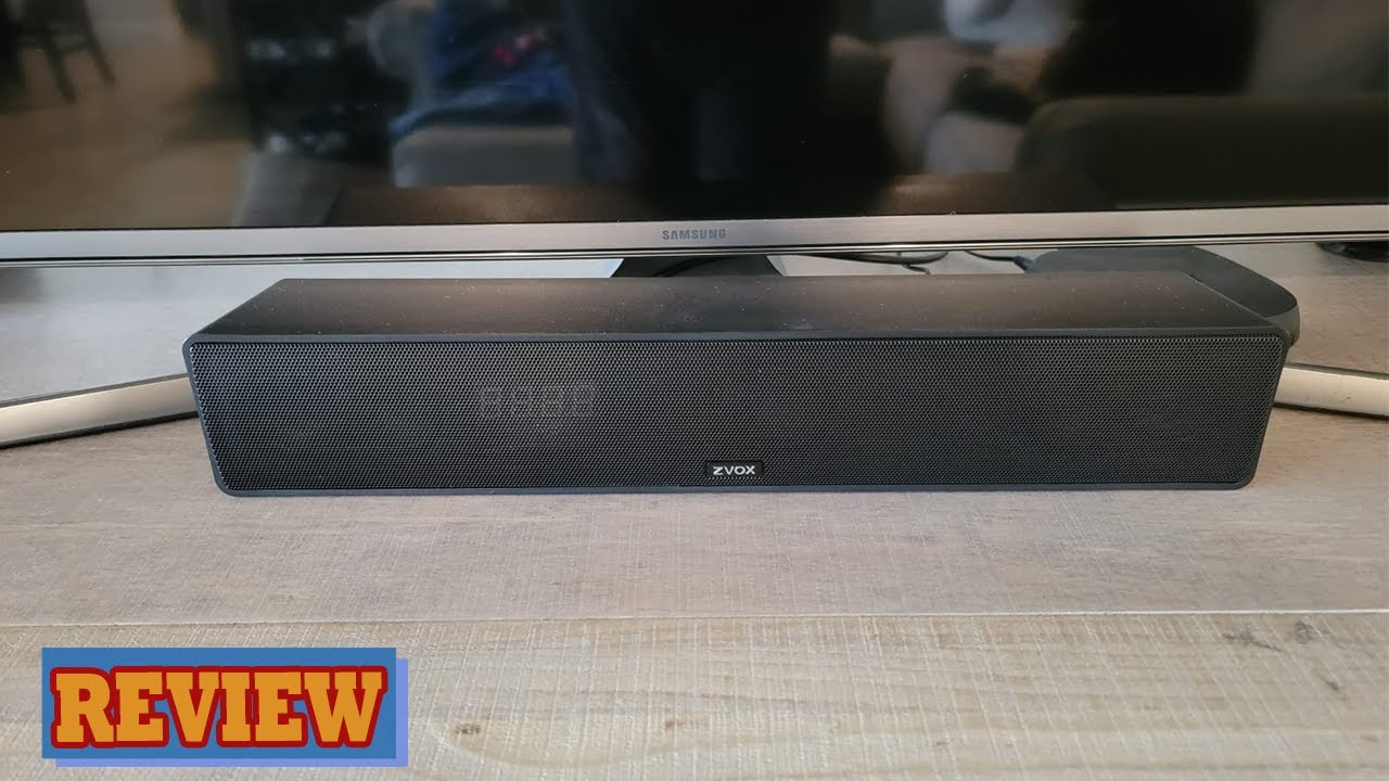 ZVOX AV157 AccuVoice Speaker Review - Watch Before You Buy! - YouTube