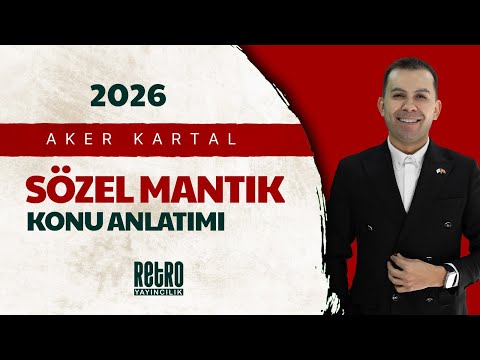21) Sözel Mantık - 4 | Türkçe | Aker KARTAL - 2026