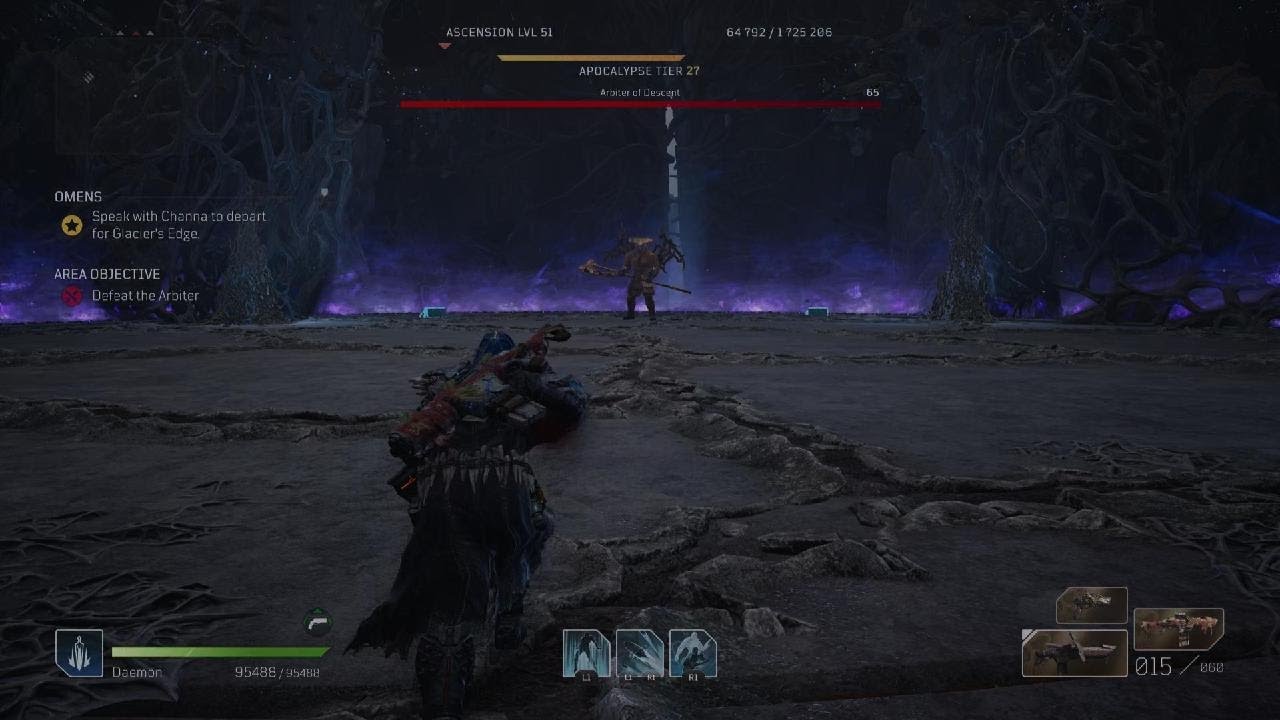 OUTRIDERS Worldslayer At27 Final Arbiter 37s Kill Solo Trickster ...