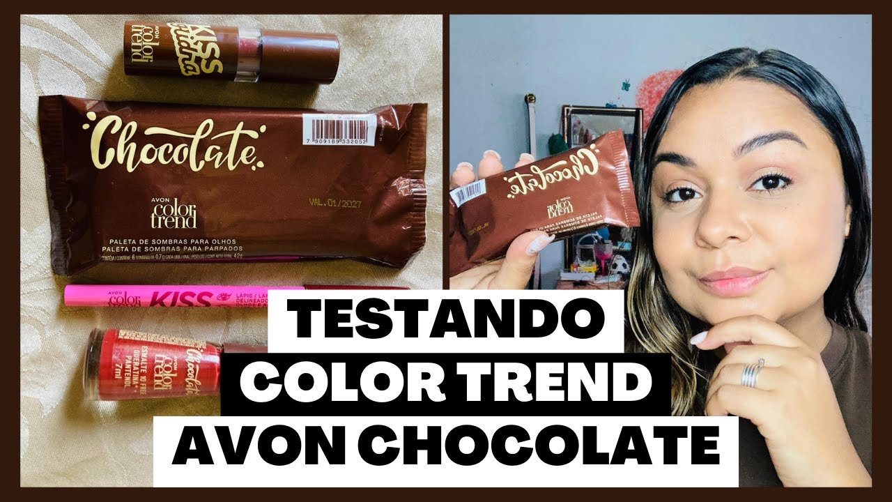 COLOR TREND AVON LINHA INSPIRADA EM CHOCOLATE - YouTube