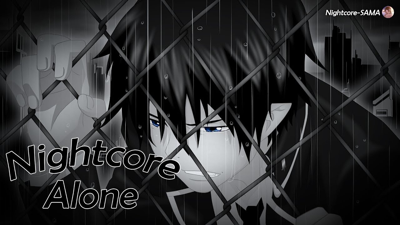 Nightcore - Alone (Lyrics) - YouTube