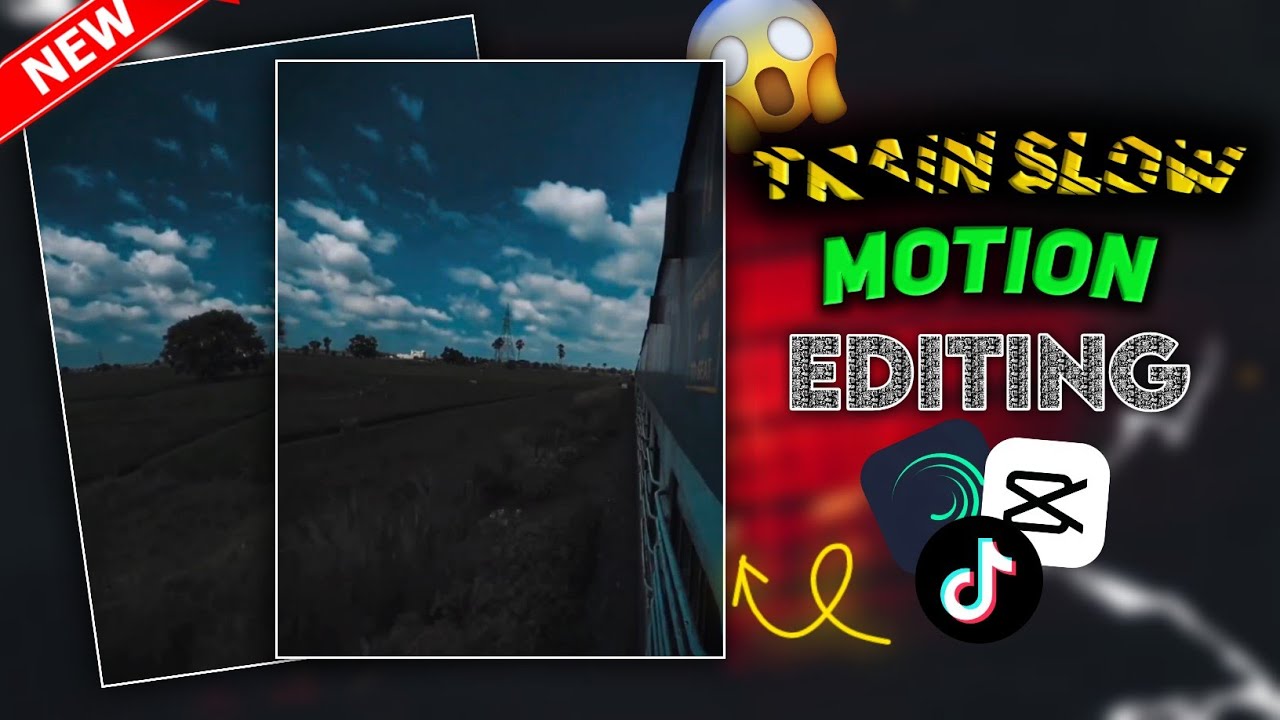 Train 🚆 Slow motion+ Fast Video Editing Tutorial #viralvideo - YouTube