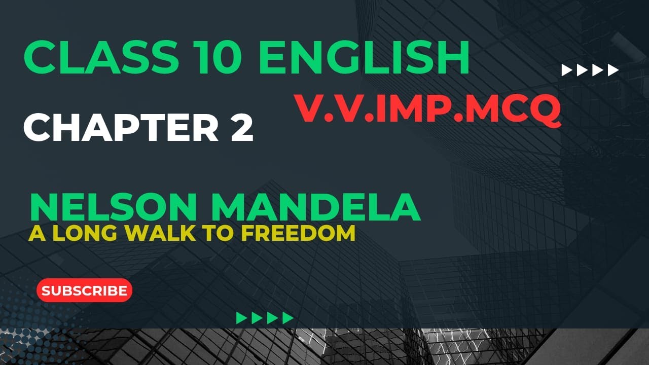 CLASS 10 | ENGLISH | CHAPTER 2 | IMPORTANT MCQ I BOARD EXAM - YouTube