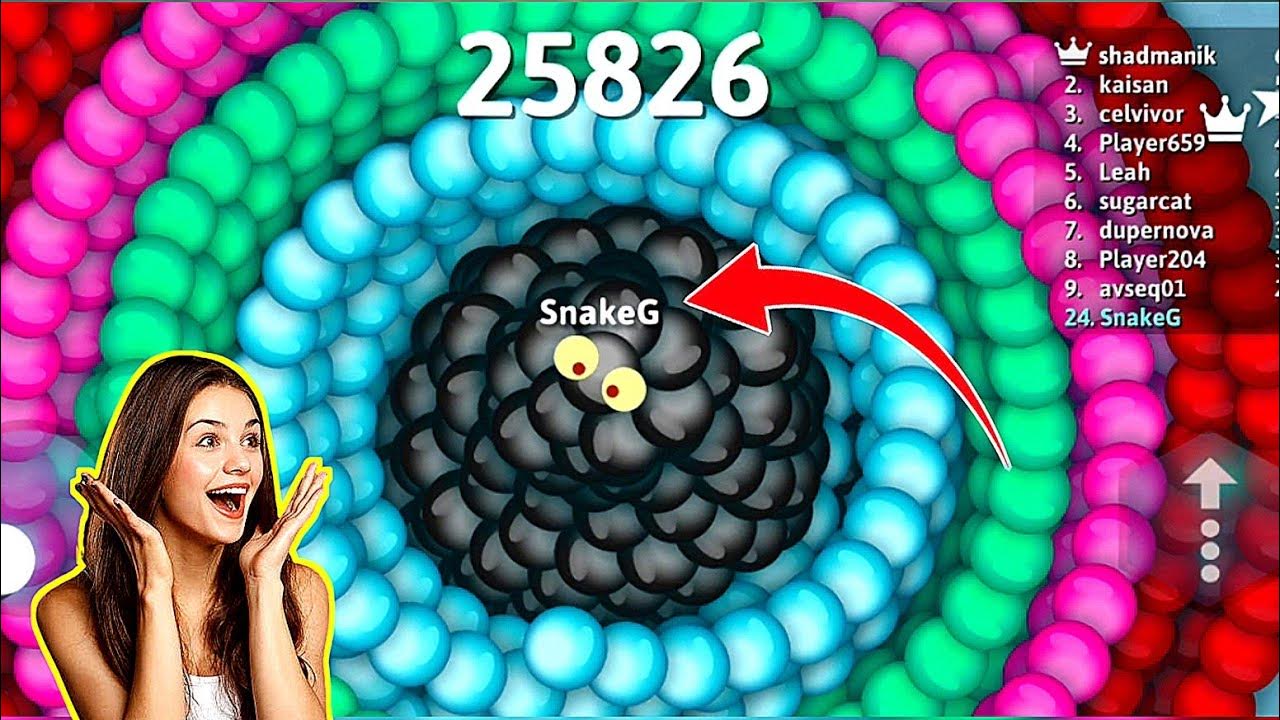 Suddenly Black Snake Spawn Many Freezer Snakes Middle 🐍 Best Snake io Epic Gameplay 276 - YouTube